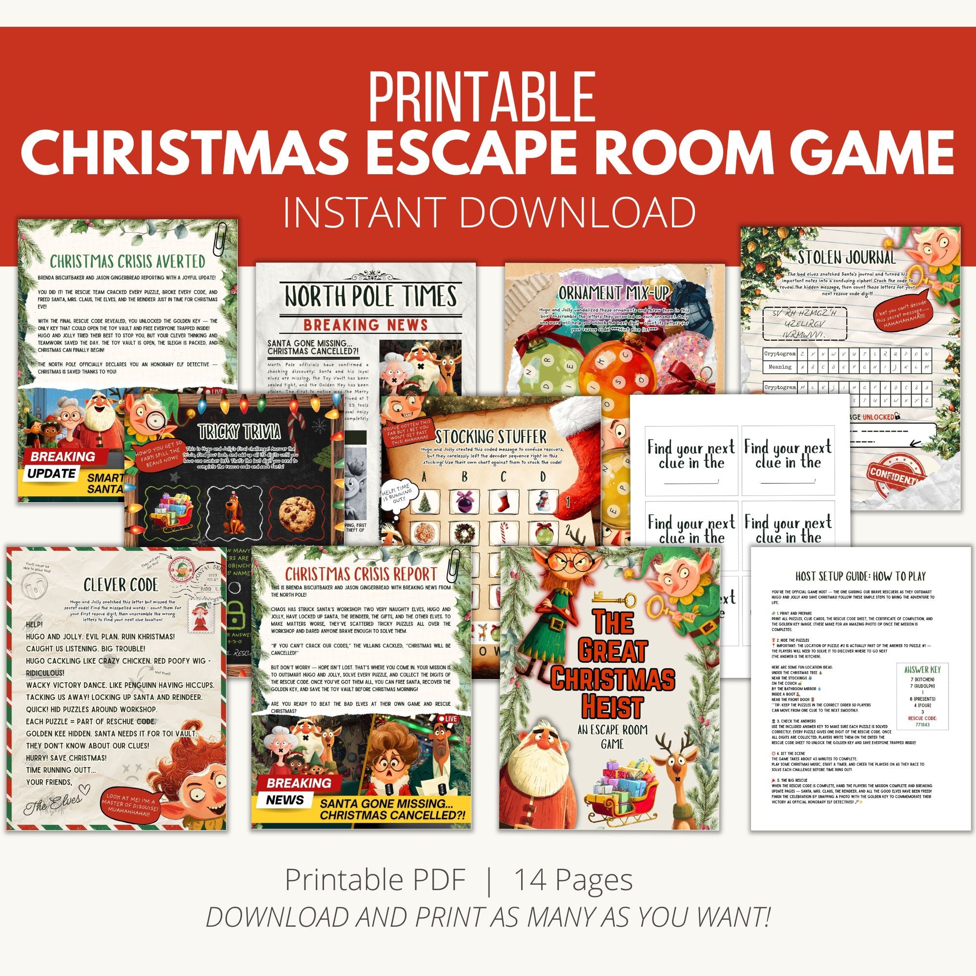 Christmas Escape Room Game – Add A Little Adventure