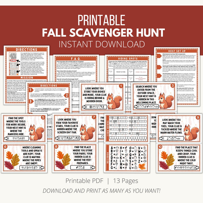 Fall Scavenger Hunt – Add A Little Adventure