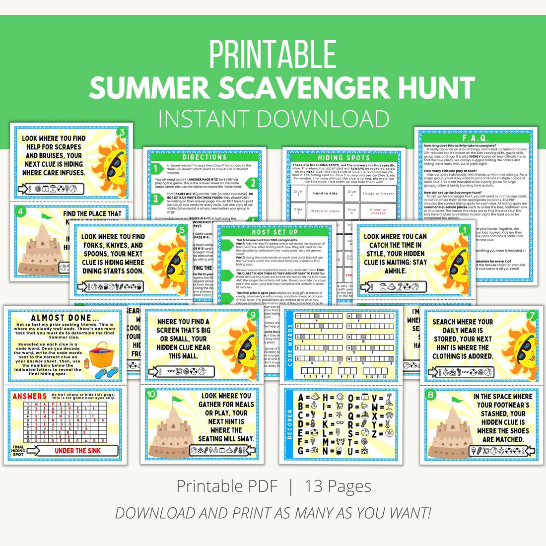 Summer Scavenger Hunt – Add A Little Adventure