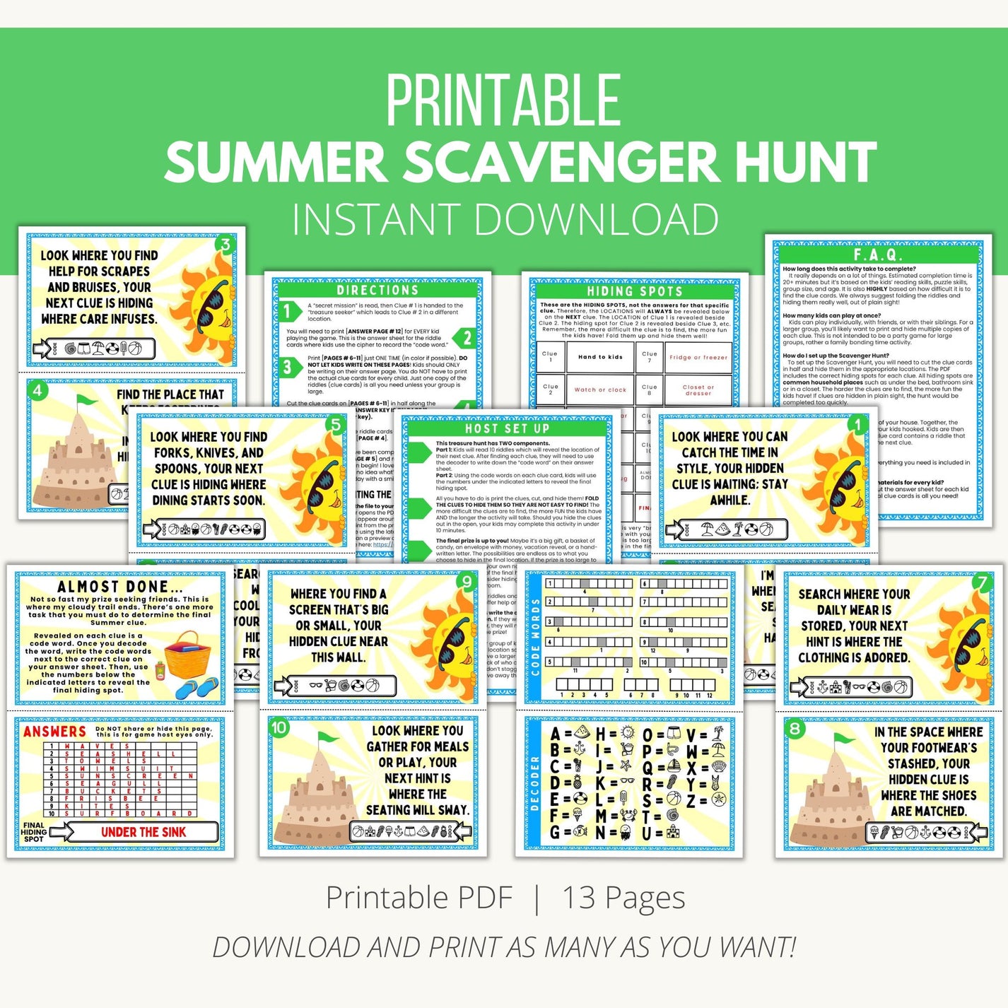 Summer Scavenger Hunt – Add A Little Adventure