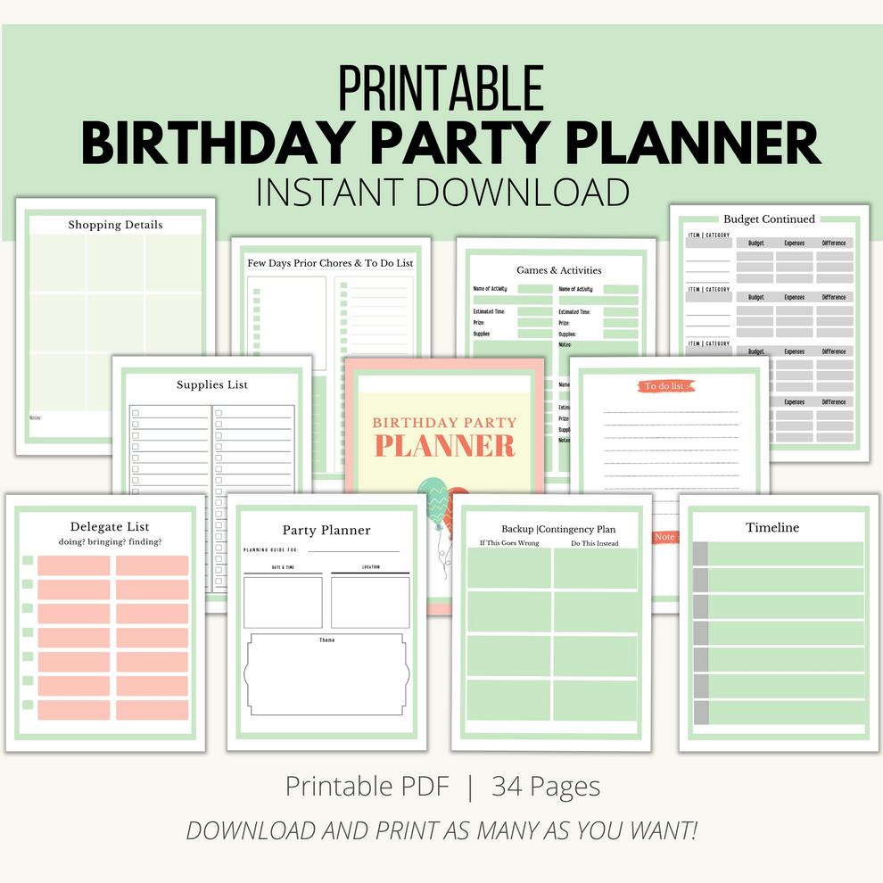 Birthday Party Planner – Add A Little Adventure