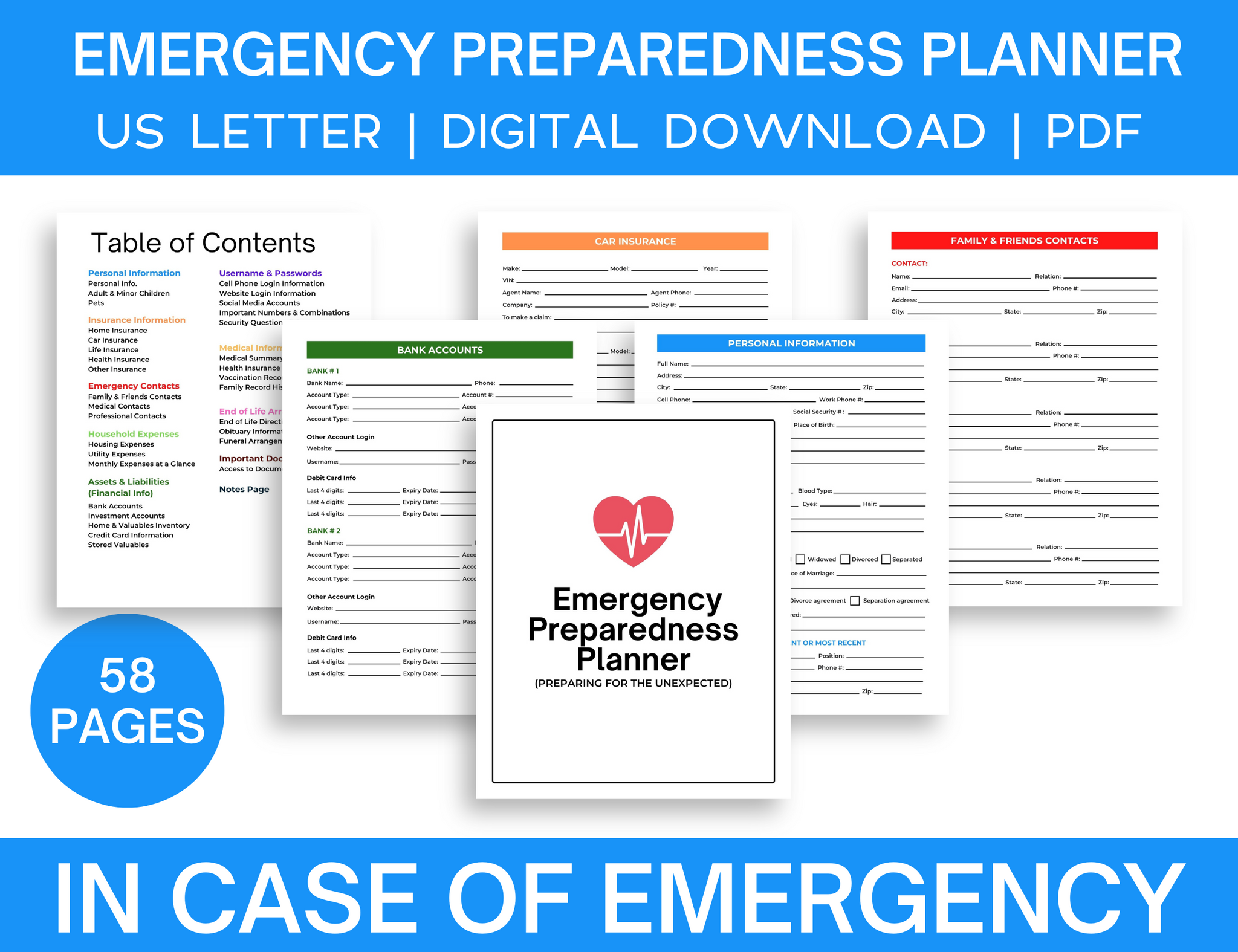 Emergency Preparedness Planner – Add A Little Adventure