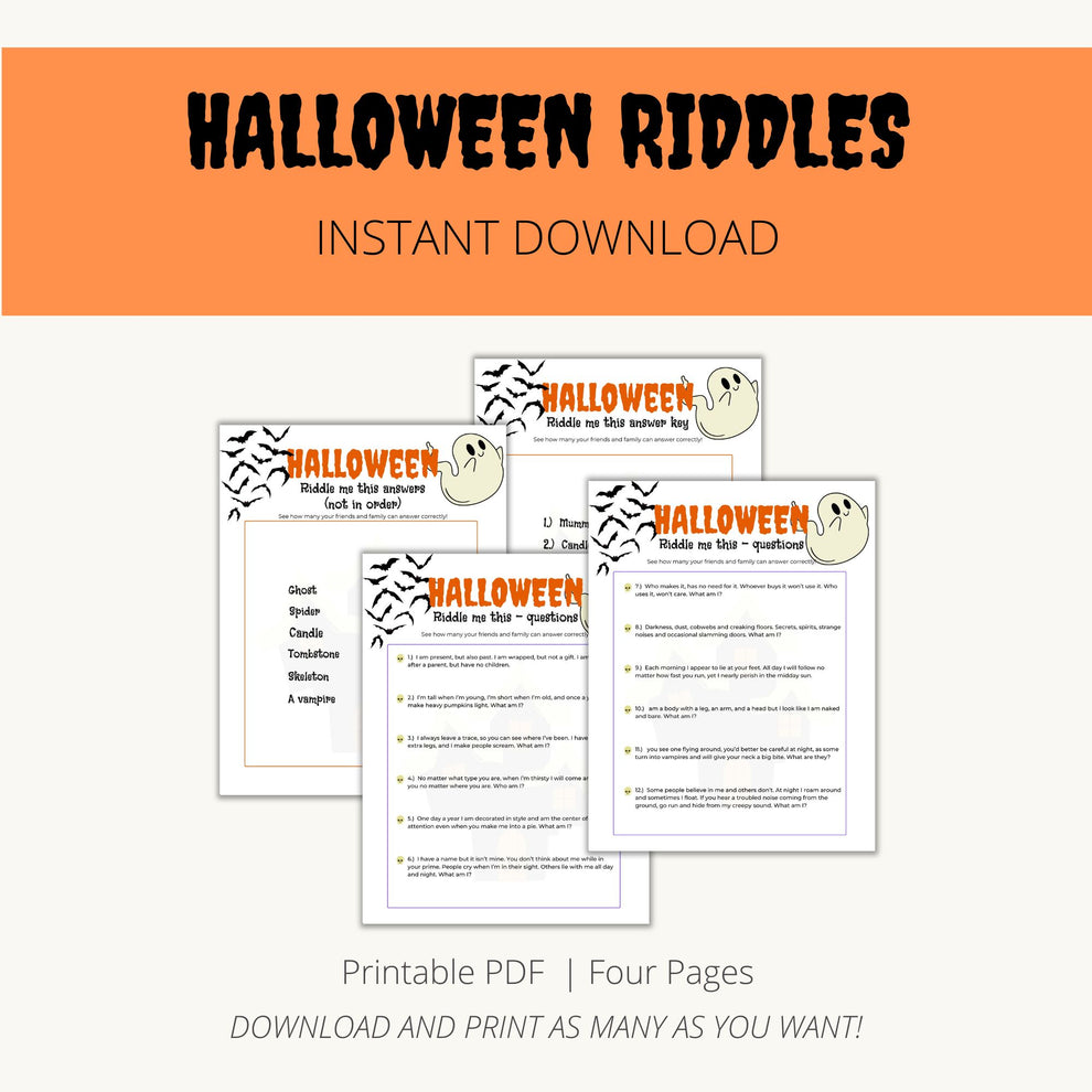 Halloween Riddles – Add A Little Adventure